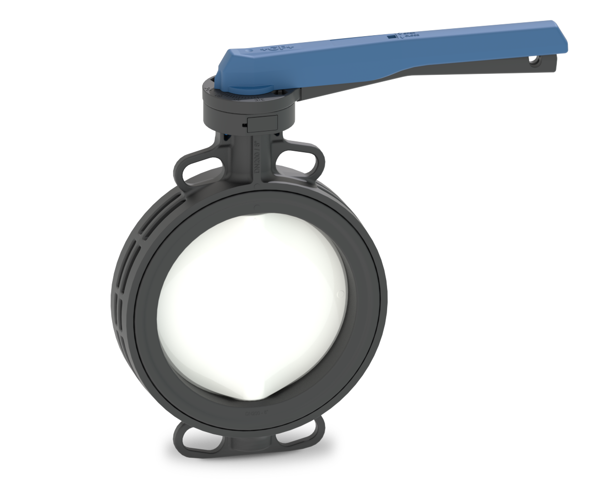 75% lower emissions than metal alternatives: The Butterfly Valve 565 ...