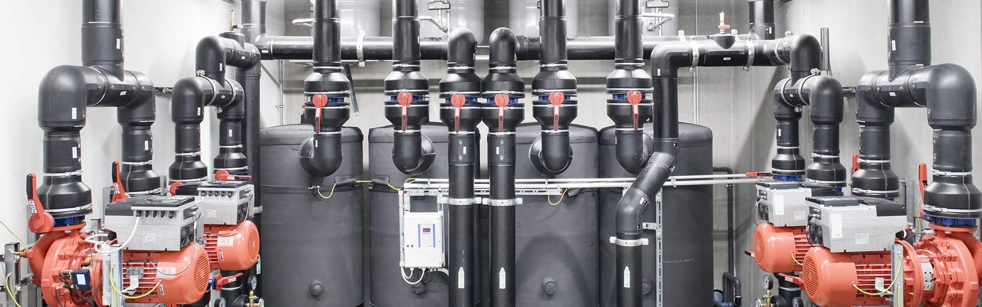 Chilled Water Pumping Stations - Machine Room - GF Piping Systems